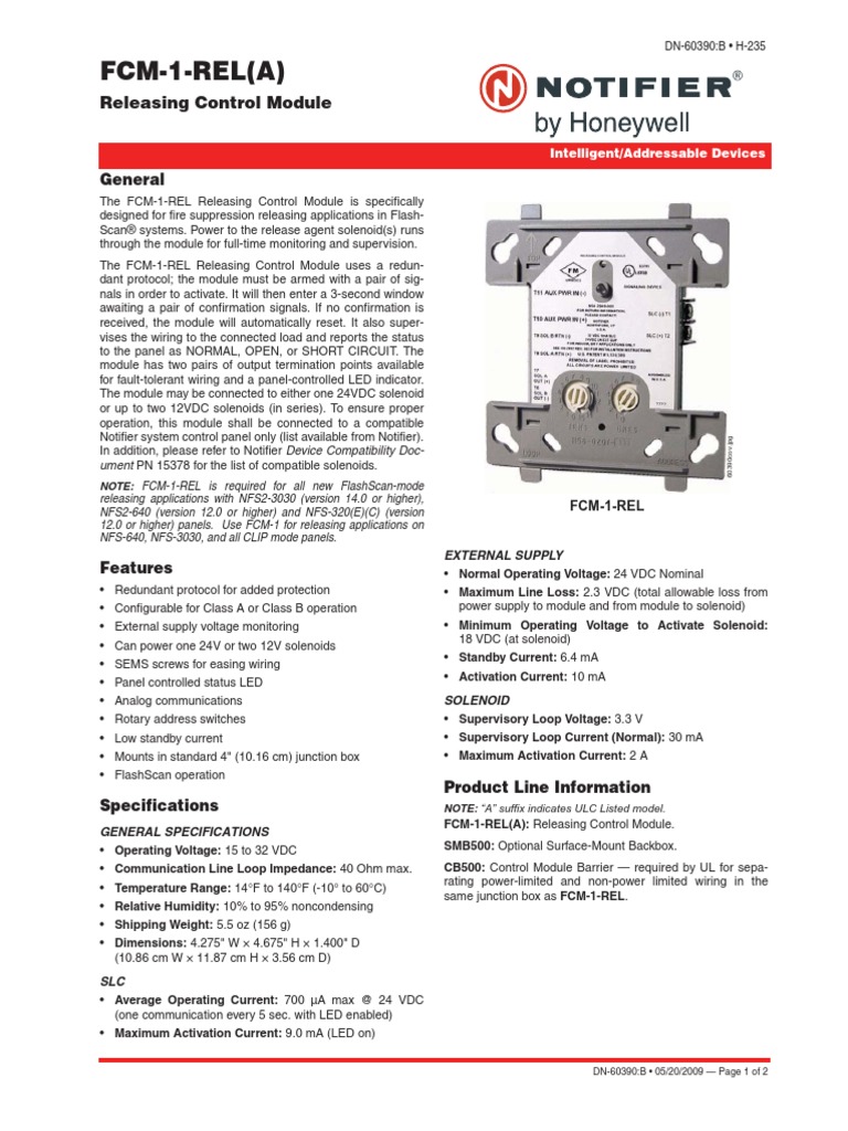 Fcm-1 Connection Diagram Notifier Fcm 1 Wiring Diagram