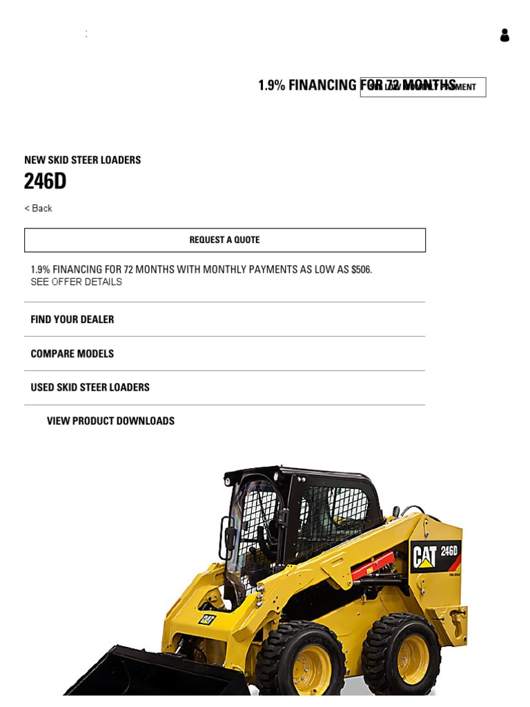 Cat _ 246D Skid Steer Loader _ Caterpillar 1 | Loader (Equipment ...