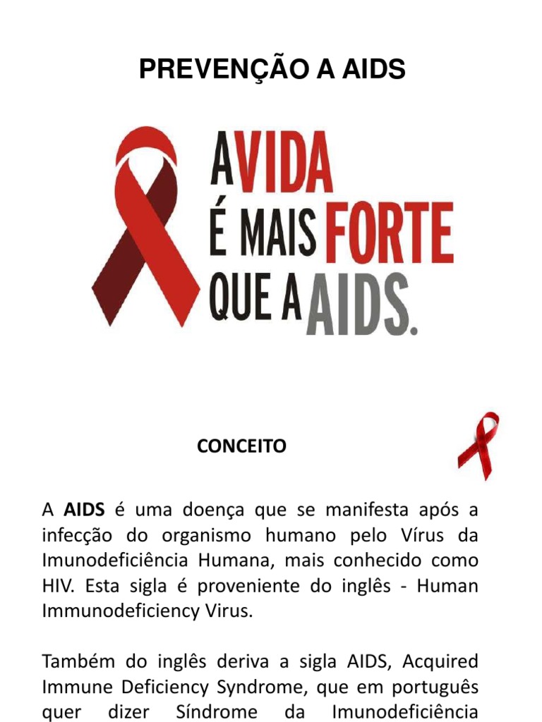 Prevenção da AIDS e HIV: Informações Essenciais | PDF | HIV/AIDS | Vírus