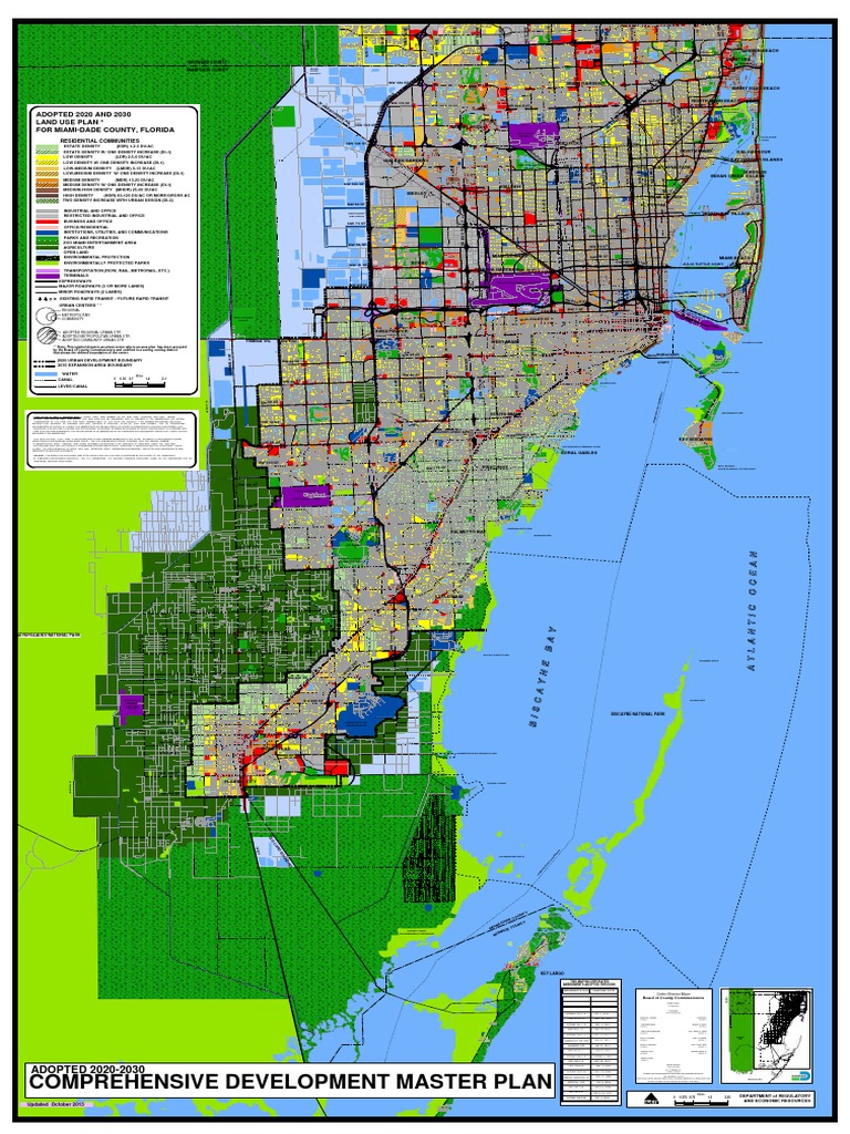 Adopted 2020 and 2030 Land Use Plan Map | PDF | Miami Dade County