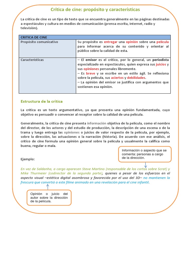 Critica de Cine | PDF