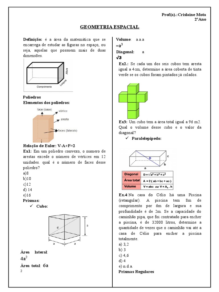 geometria espacial | Formas Geométricas | Triângulo