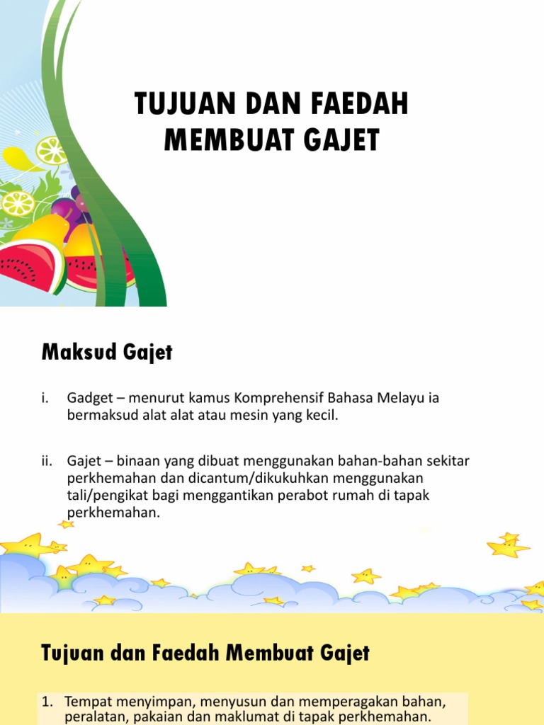 Tujuan Dan Faedah Membuat Gajet (Kraf Perkhemahan) | PDF