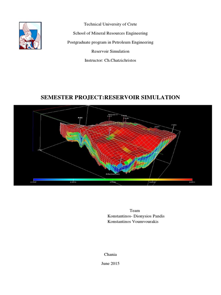 Analysis of Reservoir Simulation Models for an Oil Field in Crete | PDF ...