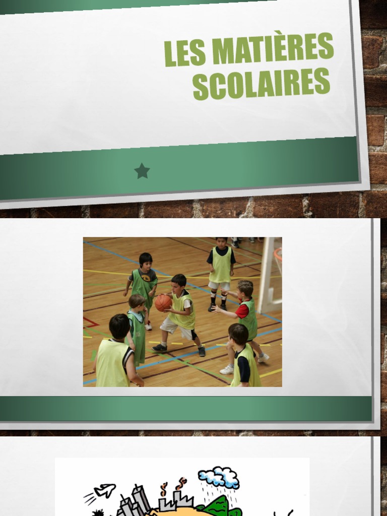 Les Matières Scolaires | PDF