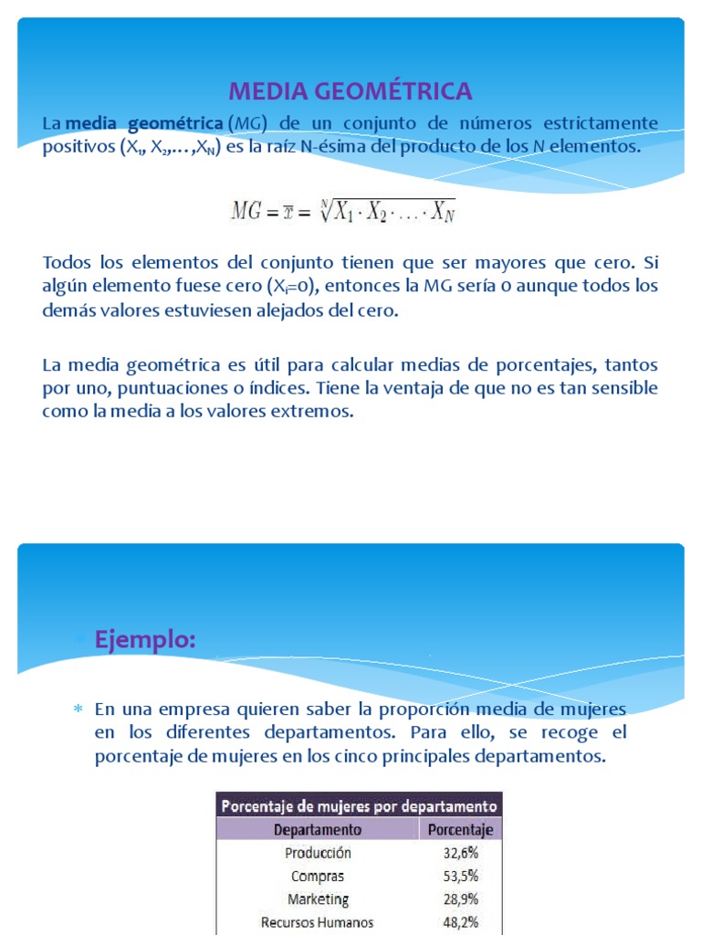 1.media Geométrica y Media Armónica | PDF