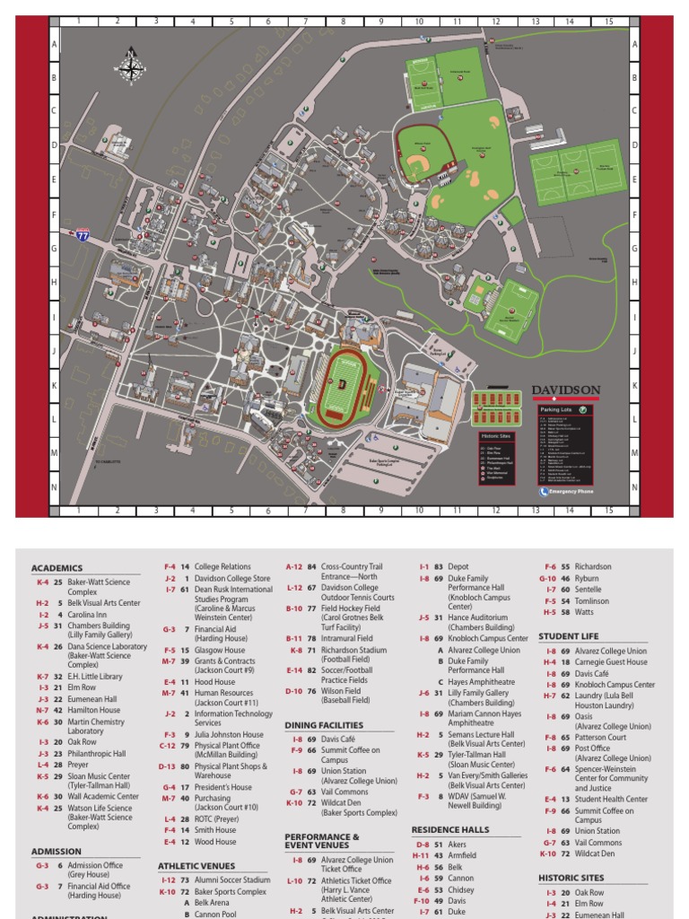 Campus Map 8 5x11 | PDF | Sports | Leisure