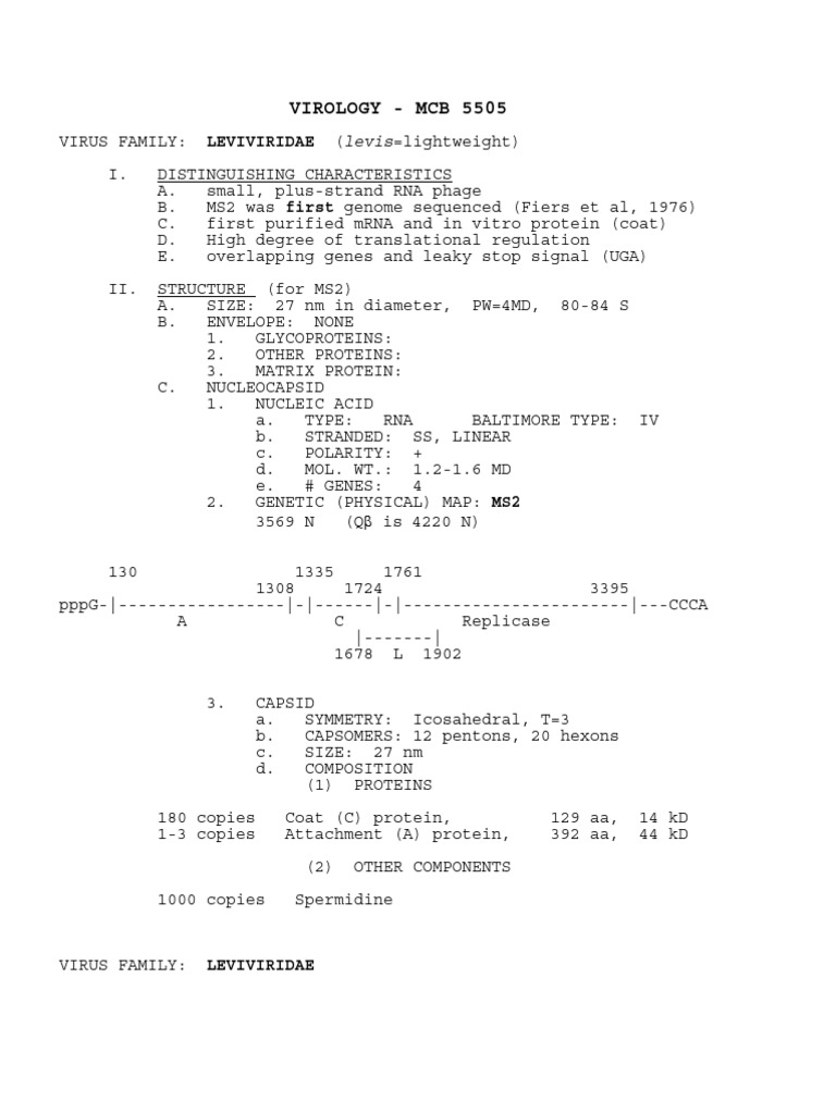 Levi | PDF | Virus | Gene