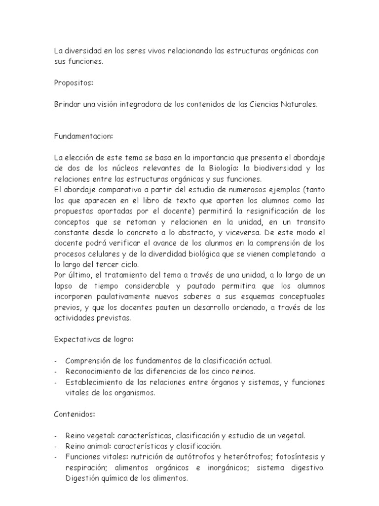 Actividades sobre biodiversidad y arquibacterias | PDF | Plantas ...