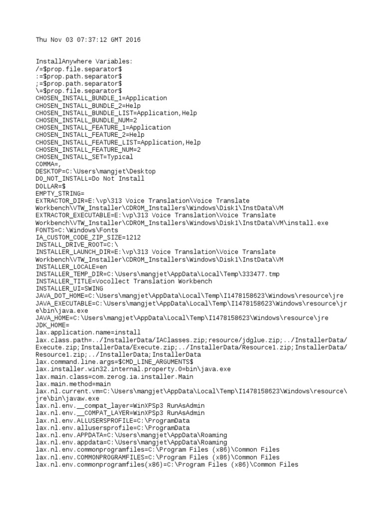Installer Debug | PDF | Directory (Computing) | Microsoft Windows