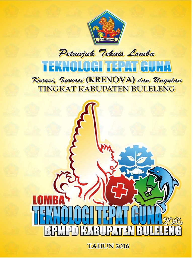 Juknis Lomba Teknologi Tepat Guna (TTG) Tahun 2016 | PDF