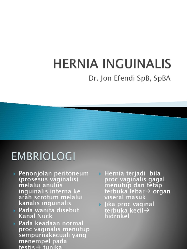 Hernia Inguinalis | PDF