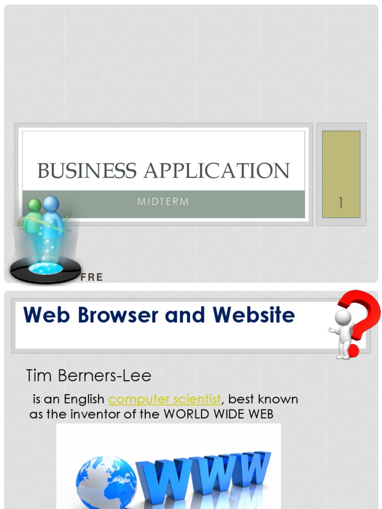 An Overview of Key Web Technologies: Web Browsers, Websites, HTML, and ...