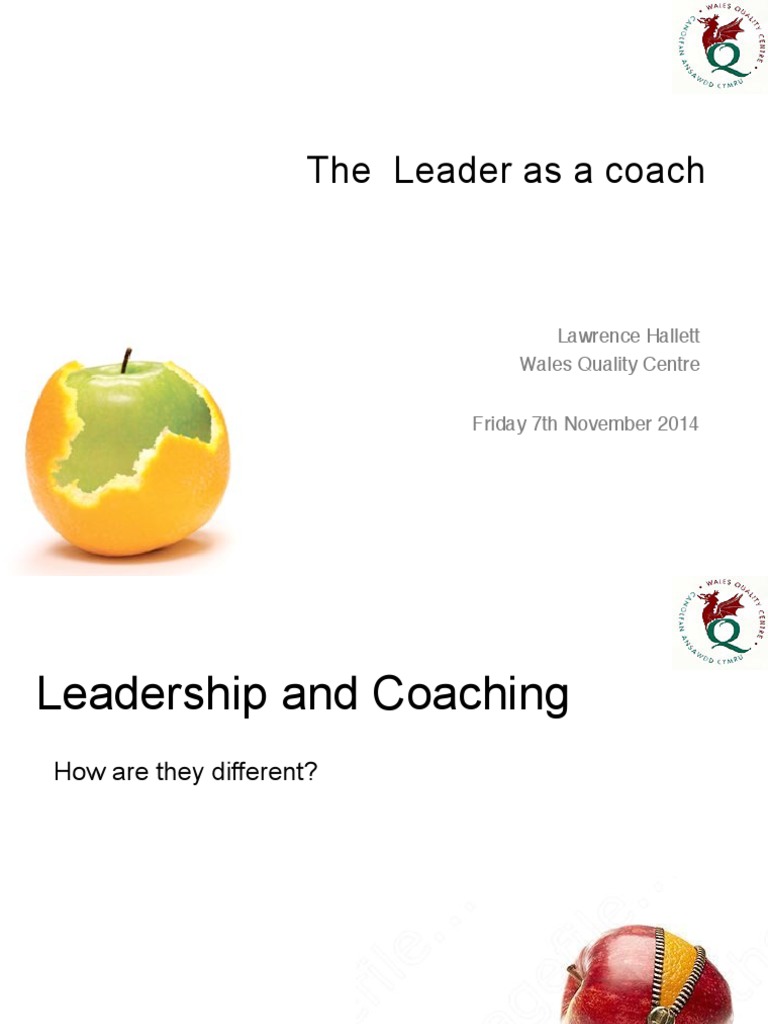 LEader As A Coach | PDF | Body Language | Leadership