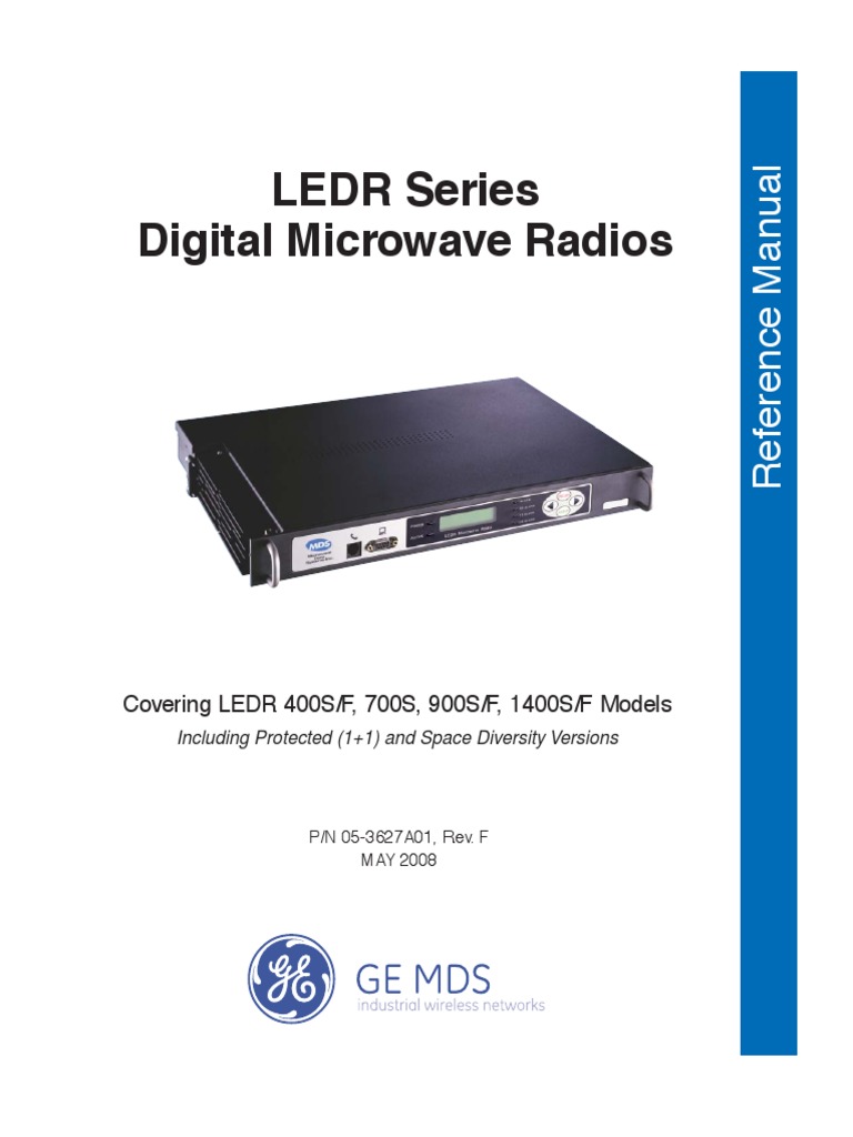 MDS LEDR Series PDF | PDF | Radio | Antenna (Radio)
