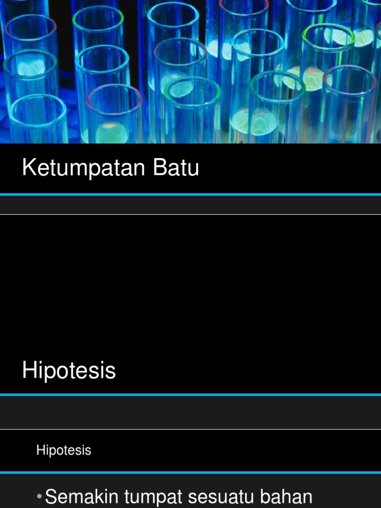 Ketumpatan Batu | PDF | Eksperimen | Metode Evaluasi