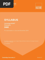 Cambridge IGCSE Global Perspectives Syllabus | PDF
