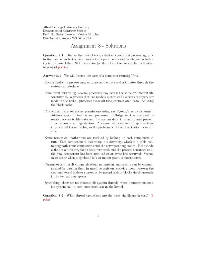 Tutorial8 Solutions PDF | PDF | Thread (Computing) | Kernel (Operating ... Tutorial8 Solutions PDF | PDF | Thread (Computing) | Kernel (Operating ...