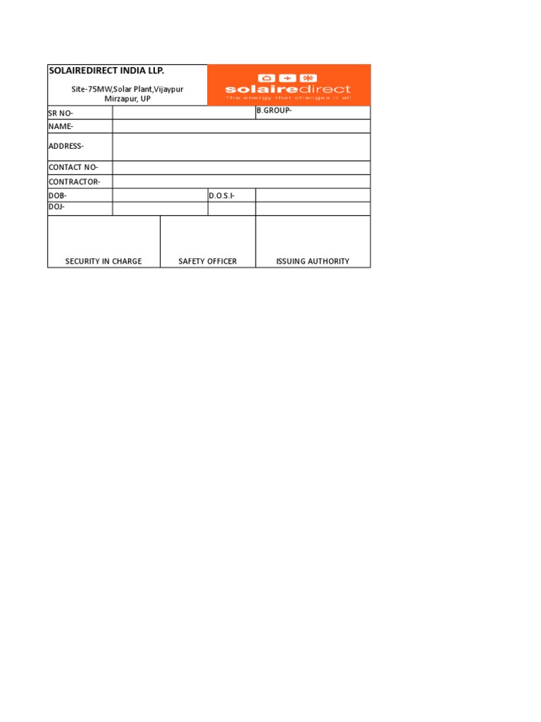 Gate Pass 1 | PDF