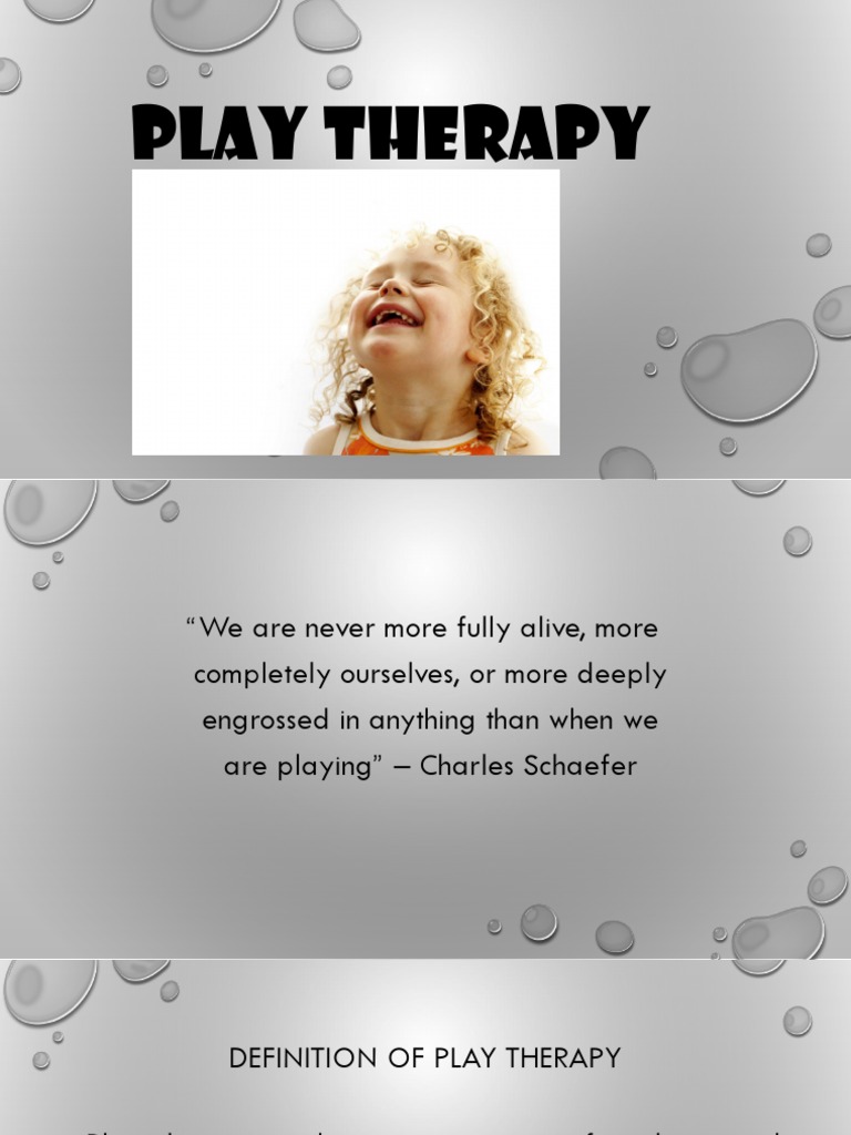 Play Therapy | PDF | Play Therapy | Toys
