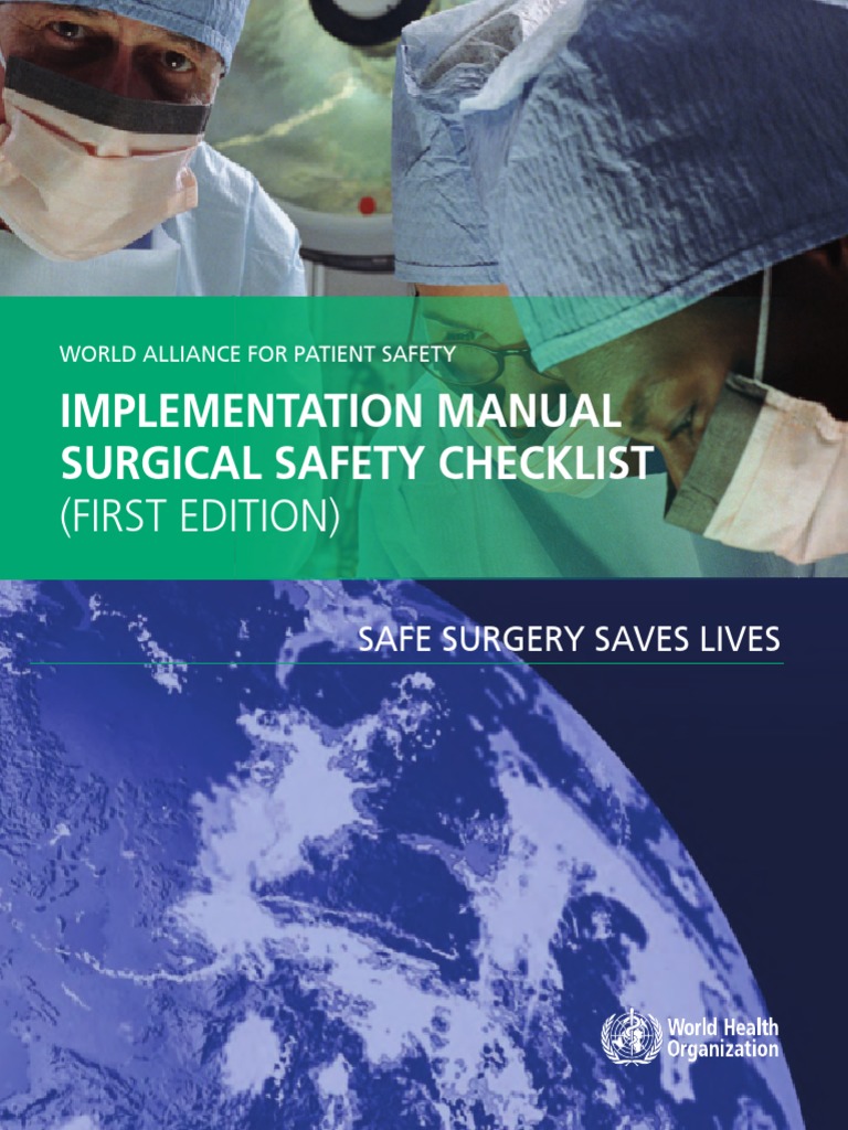 Panduan Who Surgical Safety Checklist | Download Free PDF | Surgery ...