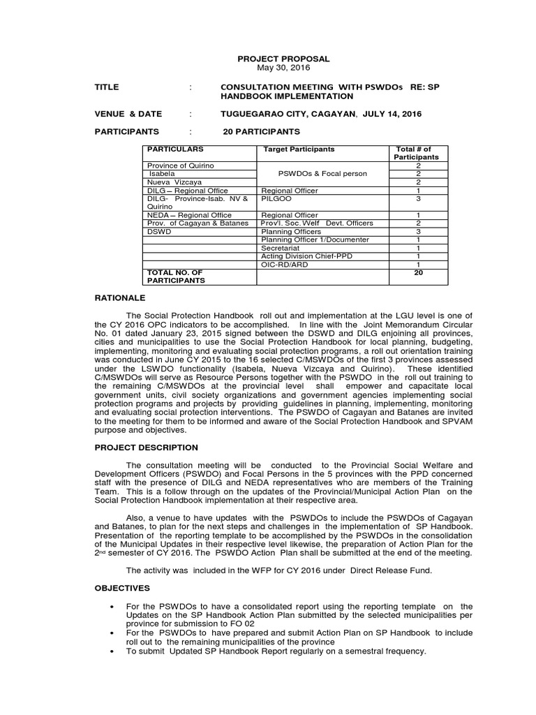 Proposals Sphandbk Consul MTG | PDF | Public Sphere | Government