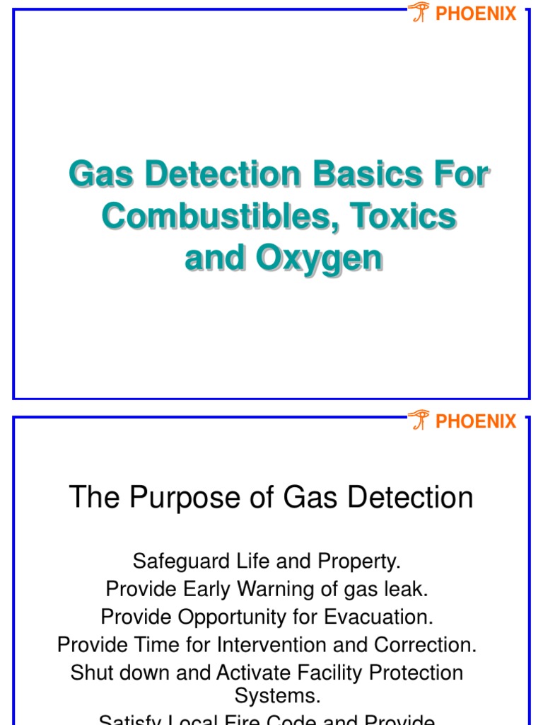 Gas Detection Basics For Combustibles, Toxics and Oxygen | PDF ...