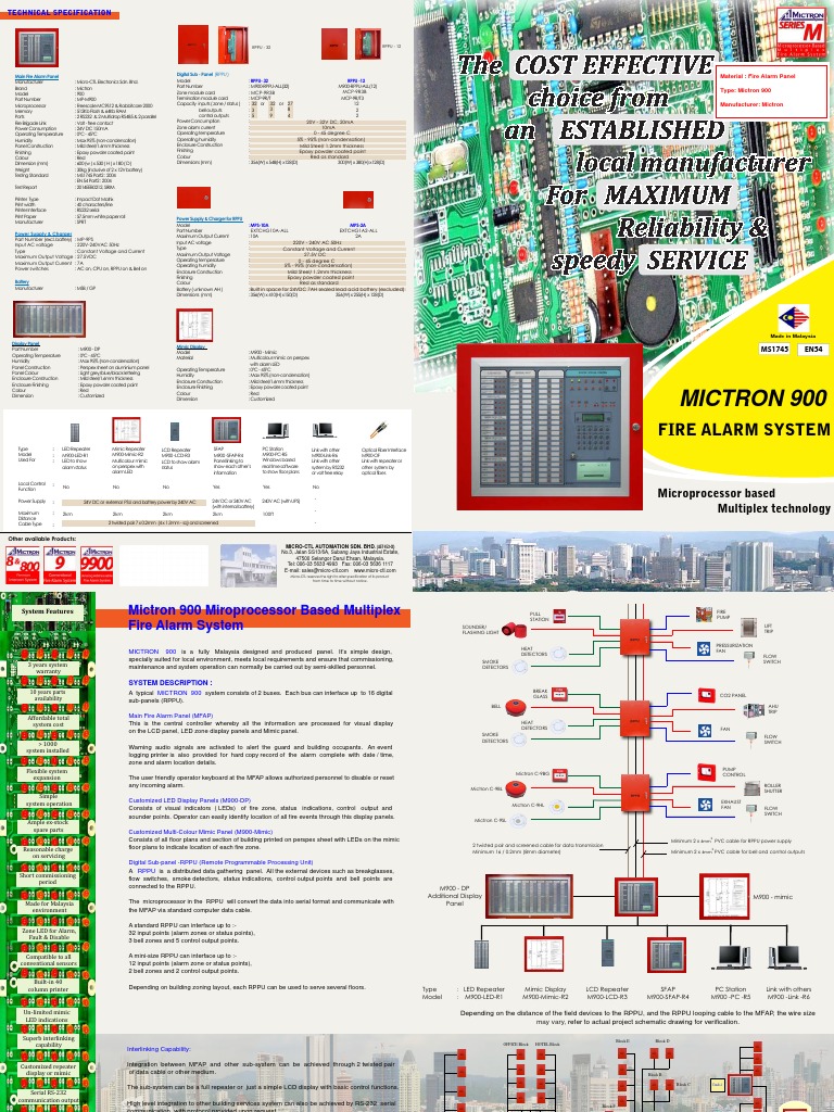 Fire Alarm System | PDF | Power Supply | Light Emitting Diode
