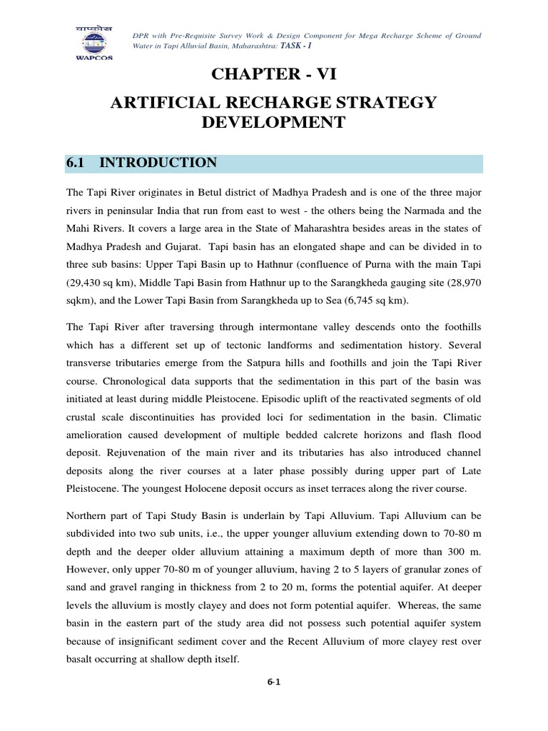 9 - Chapter-6 Final Artificial Recharge Structure | Download Free PDF ...