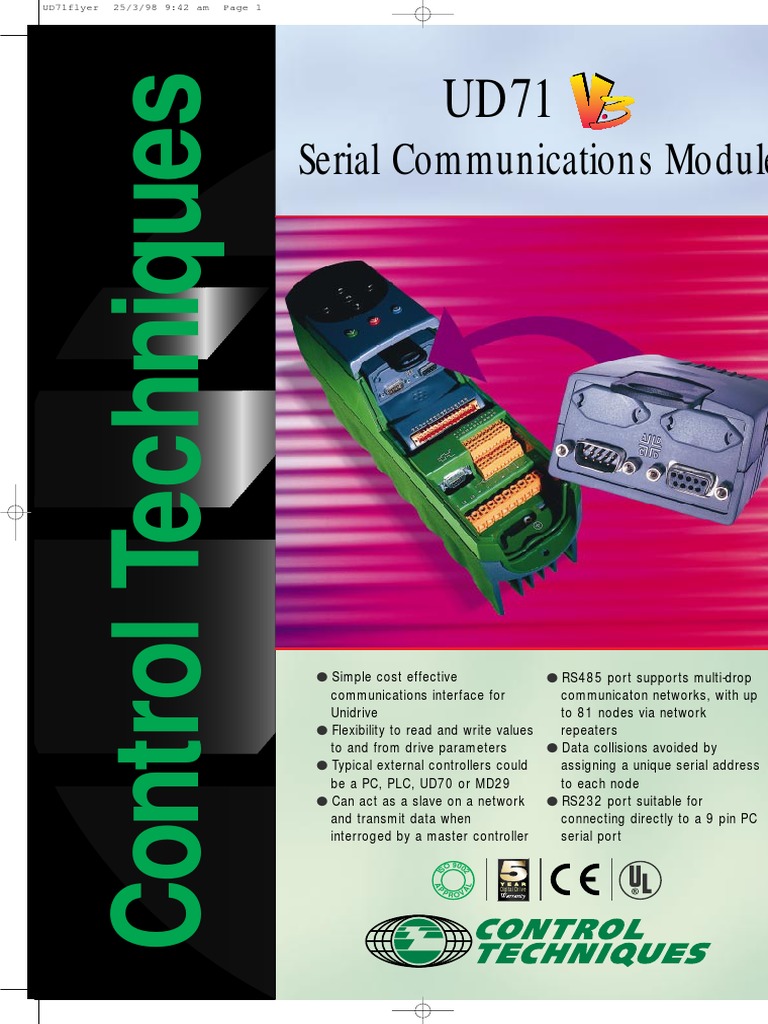 Serial Communications Module: Digital Drive | PDF | Physical Layer Protocols | Computer Network