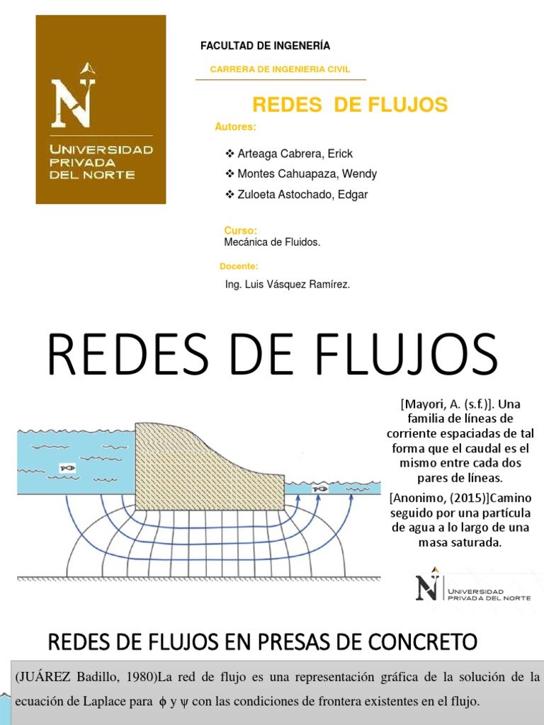Presentacion de Redes de Flujo | PDF | Descarga (hidrología) | Ciencias ...