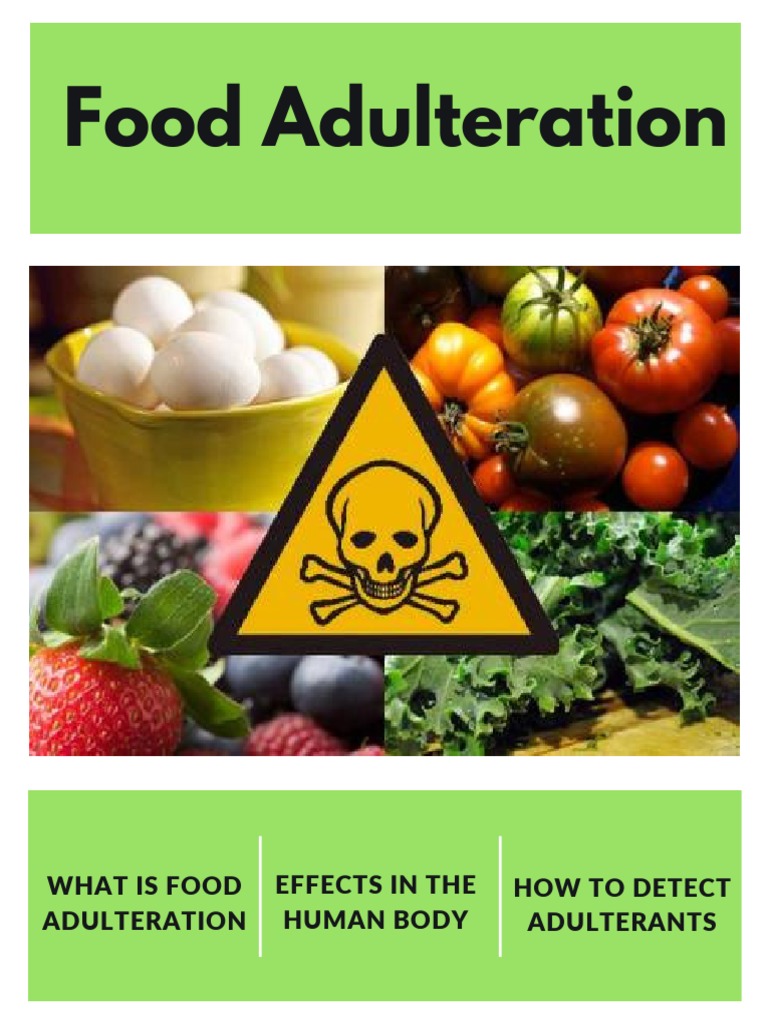 Food Adulteration Brochure | PDF | Foods | Chili Pepper