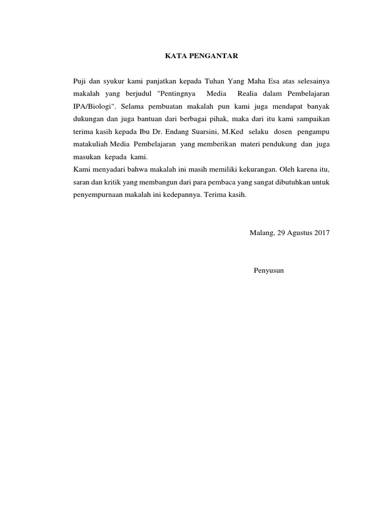 Pengertian Dan Macam Media Realia | PDF