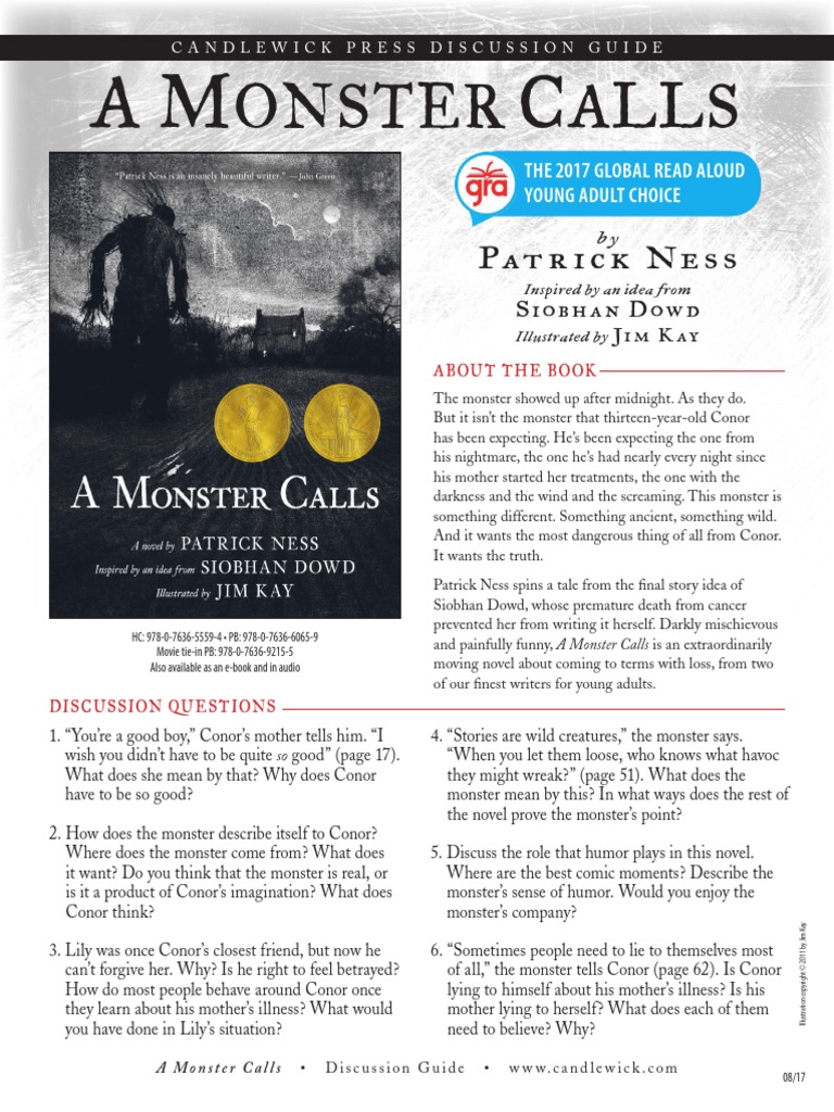A Monster Calls Discussion Guide | Leisure