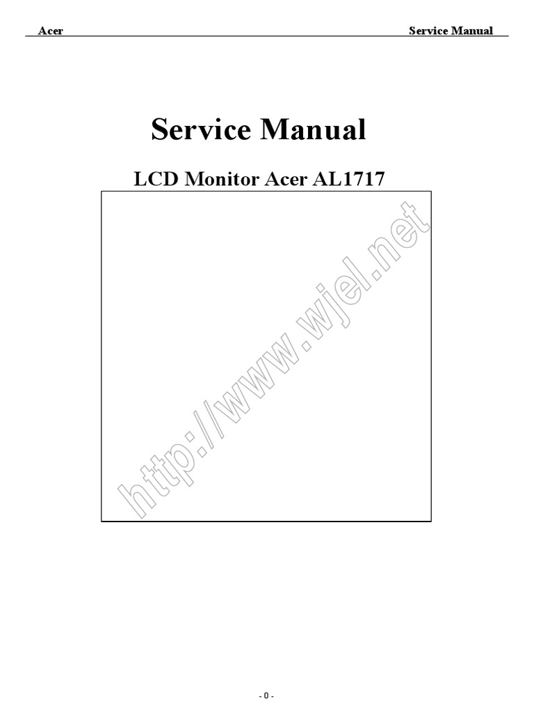 Acer Al1717 | PDF | Power Inverter | Rectifier