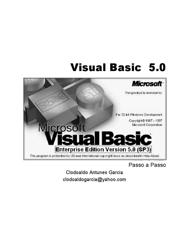 Livro de Visual Basic 5 | PDF | Janela (informática) | Microsoft Windows