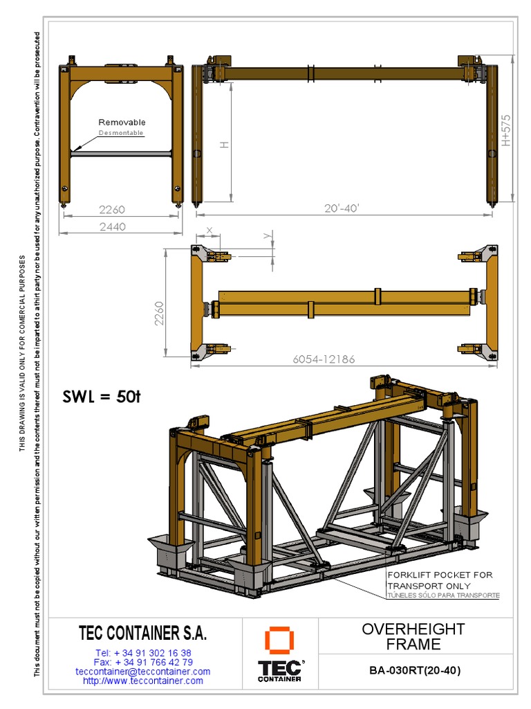 Tec Container S.A.: SWL 50t | PDF | Computing And Information Technology