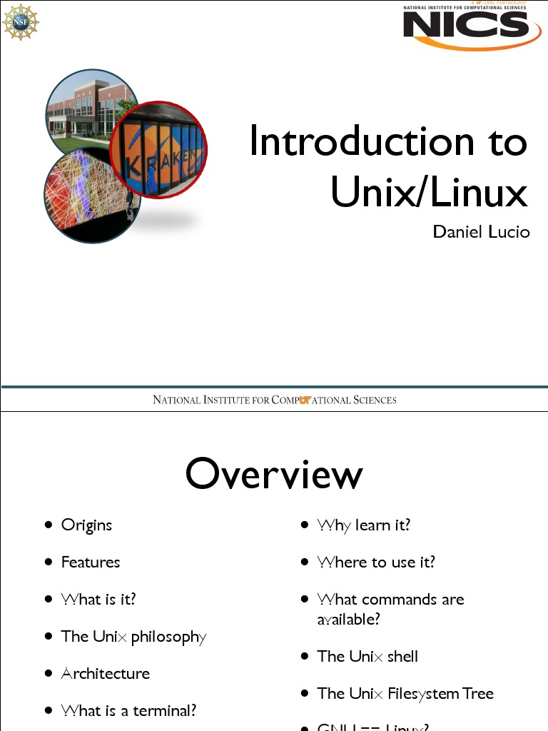 Introduction To Unixlinux Pdf Computer Terminal Unix