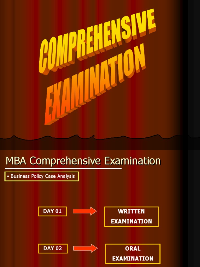 Comprehensive Examination | PDF | Strategic Management | Swot Analysis
