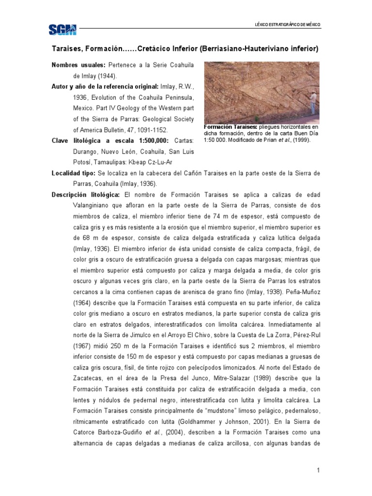 Ta Raises | PDF | Formación geológica | Estrato