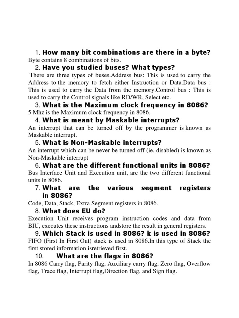MP Viva | PDF | Central Processing Unit | Subroutine