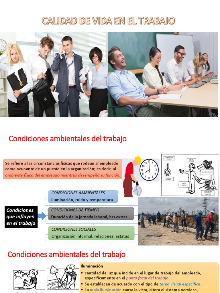 Calidad de Vida en El Trabajo | PDF
