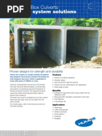 Humes Box Culvert Specifications Guide | PDF | Precast Concrete | Concrete