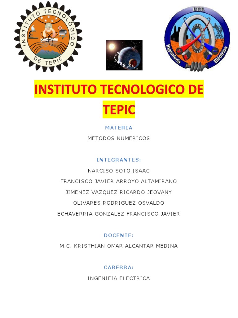 Unidad 6 Sistemas de Ecuaciones No Lineales | PDF | Sistema no lineal ...