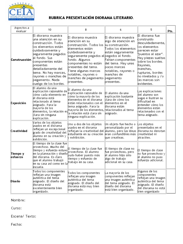 Rubrica Diorama Literario | PDF