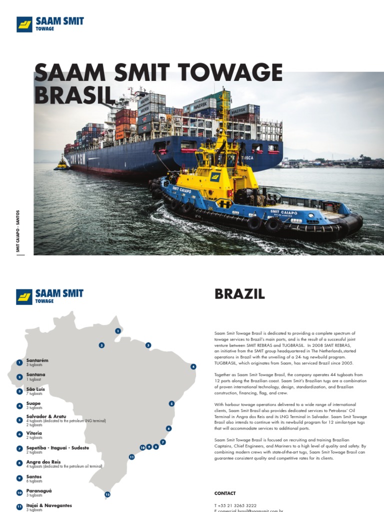 Saam Smit Towage Brasil: A Leading Towage Services Provider Along the ...