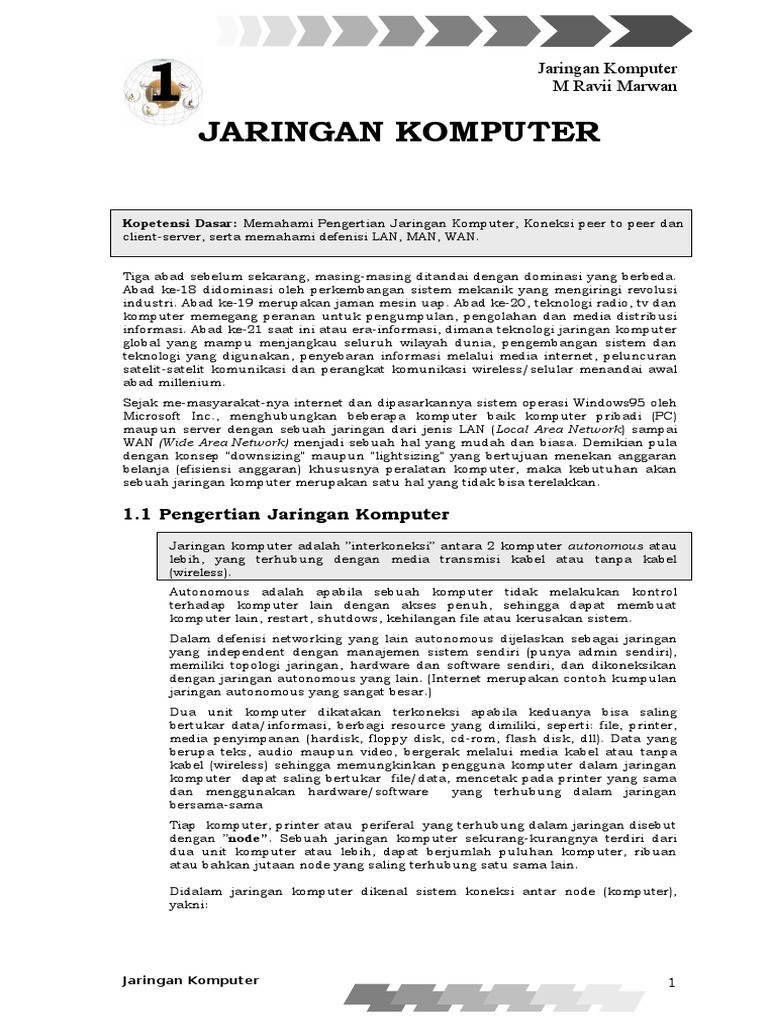 Modul Teori Jarkom | PDF
