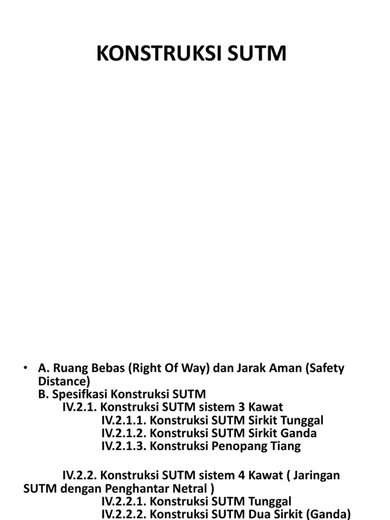 Konstruksi Sutm | PDF