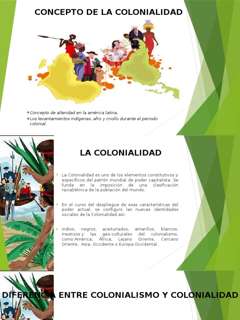 power point Concepto de la Colonialidad.pptx | Existencia | Esencia