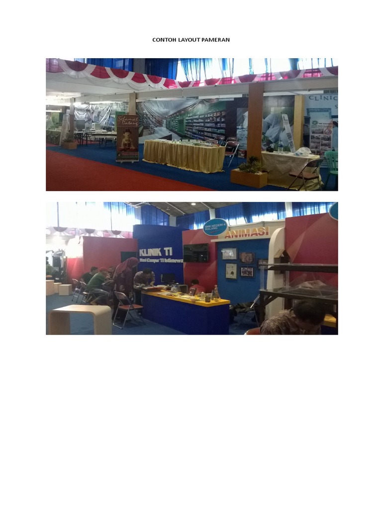 Contoh Layout Pameran | PDF